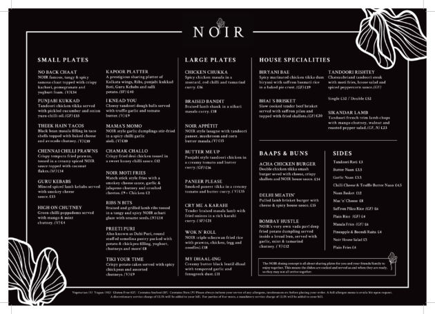 Noir Manchester – Noir Restaurants